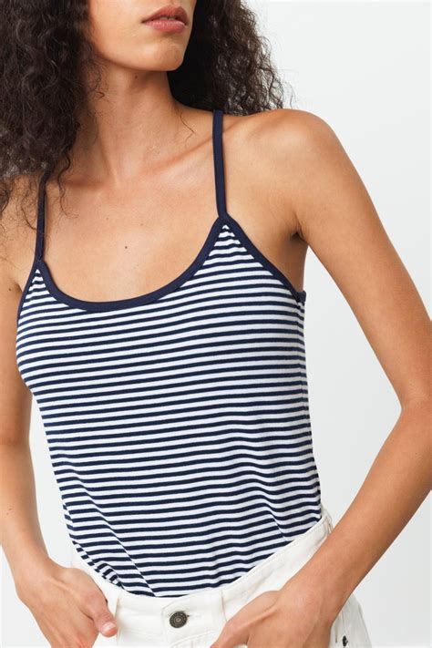 Maayan Tank Top Navy Stripes
