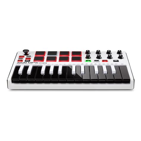 Akai MPK Mini MK White With Bag At Gear Music