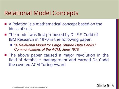 Ch05 The Relational Data Model And Relational Database Constraintspptpptx