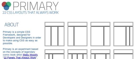 Primary CSS Estructuras Web En CSS Para No Empezar Desde Cero