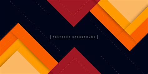 Orange And Red Square Template Abstract Background Vector Overlap Layer On Dark Color Design
