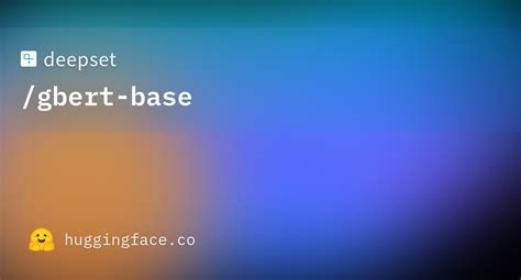 Deepsetgbert Base · Hugging Face