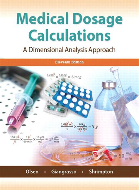 Medical Dosage Calculations A Dimensional Analysis Approach Pdf Epub Version Downloadable