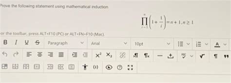 Solved Prove The Following Statement Using Mathematical