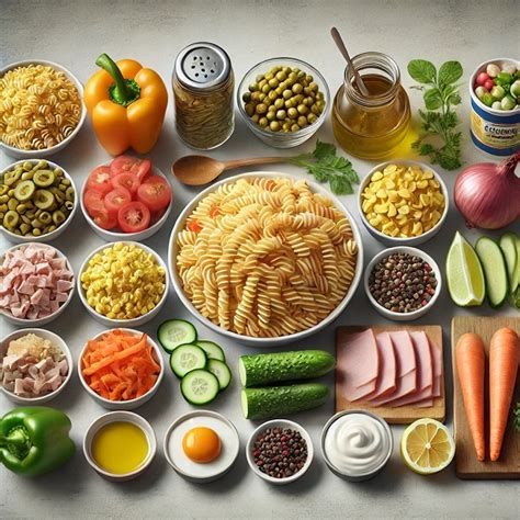 مواد لازم و طرز تهیه سالاد ماکارونی ایرانی فردای تازه