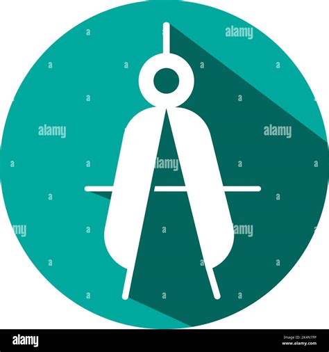 Stationery Compass Illustration Vector On A White Background Stock