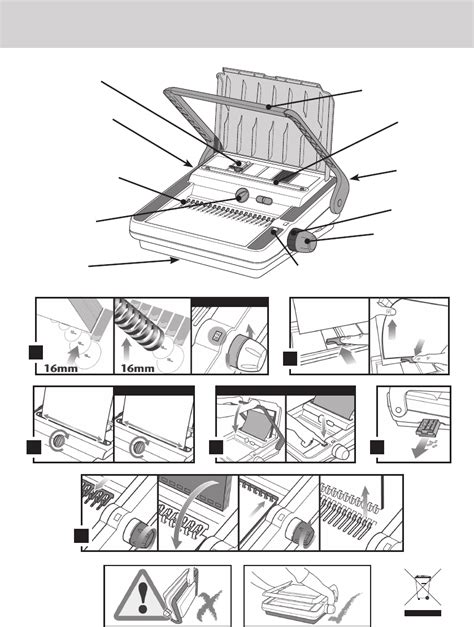 Manual Gbc Combbind C366 Binding Machine