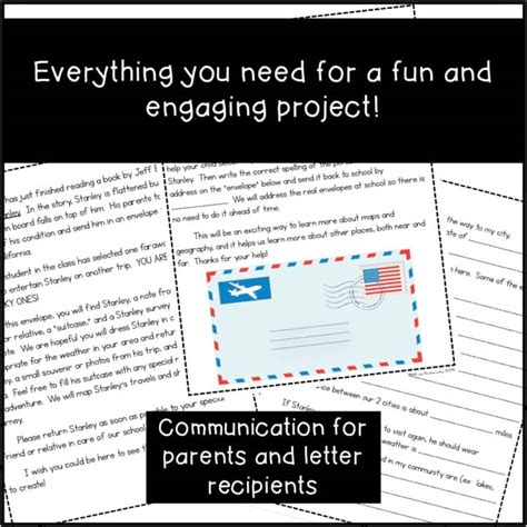 Flat Stanley Map Skills Letter Writing And Math Project By 4ever3rdgrade