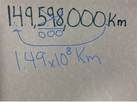 Kilometers Into Scientific Notation Showme
