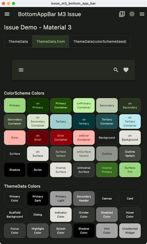 BottomAppBar Does Not Match M3 Spec Issue 118150 Flutter Flutter