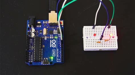 Simultaneous Blinking Leds Arduino Arduinoproject Esp325 Youtube