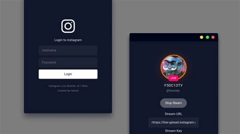 I Created An Electron App To Help Stream To Instagram Live From Pc R Electronjs