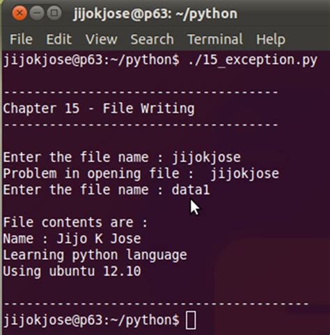 Jijokjose Jijokjose Personal Website Chapter 15 Python Exceptions