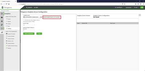 Solved Cant Connect To Analytics Server Ptc Community