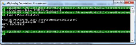 Recompile Stored Procedure Reachfas