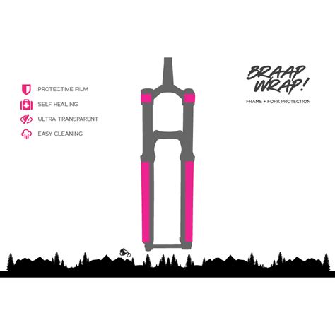 Fork Kit Gloss Braap Wrap Frame Fork Protection Kits For Your Bicycle