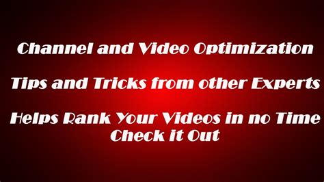 YouTube Video Marketing How To Create Optimize And Rank Your YouTube Channel YouTube