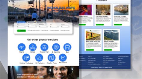 Irctc Website Redesign Simplified Modern And User Friendly Figma
