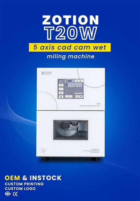 China Customized Cad Cam 5 Axis Dental Milling Machine Wet Dental