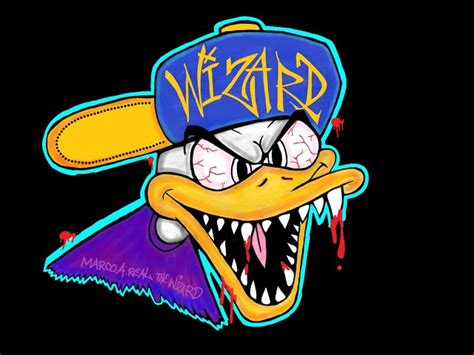 How To Draw Daffy Duck Gangster