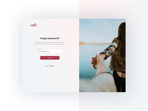 Forgot Password Page Design On Behance