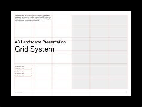 A3 Presentation Grid System For Indesign 2 Behance