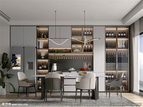 酒柜设计图 室内设计 环境设计 设计图库 昵图网