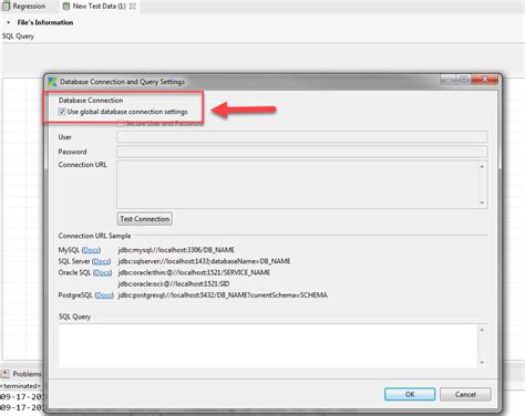 Project Database Settings Usage Archive Katalon Community