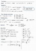 Summary Calculus Cheat Sheet Mathematics Stuvia US