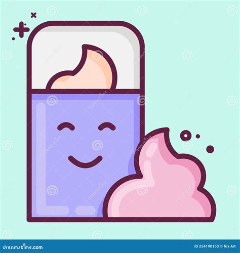 Icon Shaving Cream Suitable For Barbershop Symbol Mbe Style Simple Design Editable Design