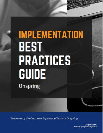 Marketplace Procurement Leaders Guide Automation Implementation Best Practices Guide Onspring