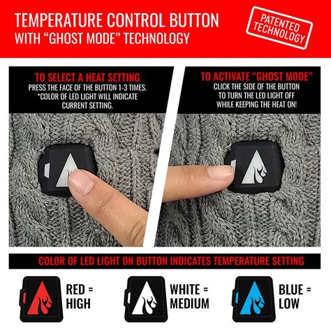 Actionheat 5v Battery Heated Cable Knit Slippers Actionheat Heated
