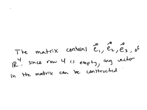 solved find a basis for the rowspace columnspace and nullspace of the