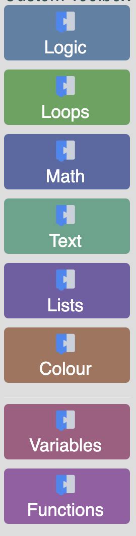 Customizing A Blockly Toolbox