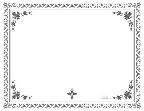 Diplomas Para Imprimir Con Borde Ornamental