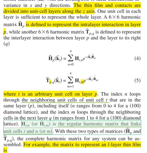 how to mapping second order force constant to use green function to