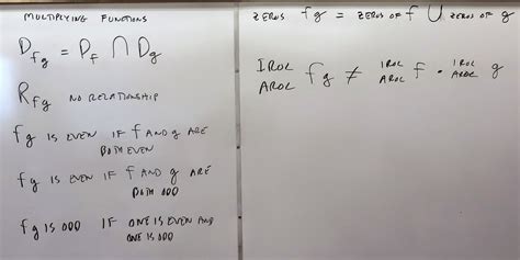 Mhf 4u Mr O S Classes Semester 1 201415 Combining Functions Adding Subtracting Multiplying