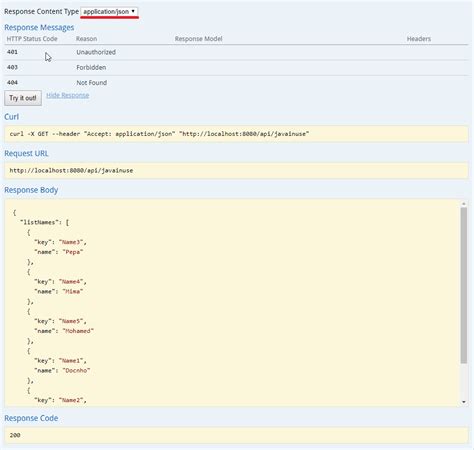 Java Spring Boot And Swagger Texthtml Response Mapping Stack Overflow