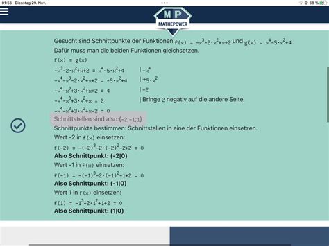 Schnittpunkte Berechnen Ganzrationale Funktionen Rechnen Funktion Gleichungen