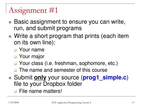 EECE 2160 ECE Application Programming Ppt Download