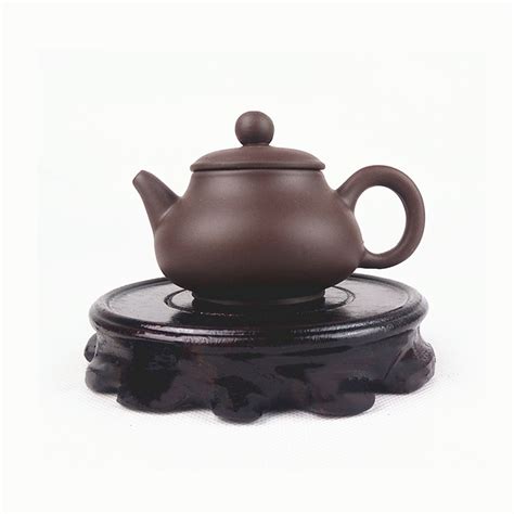 实木根雕佛像鱼缸奇石底座花瓶花盆景摆件圆形玉石头工艺品木托架 虎窝淘