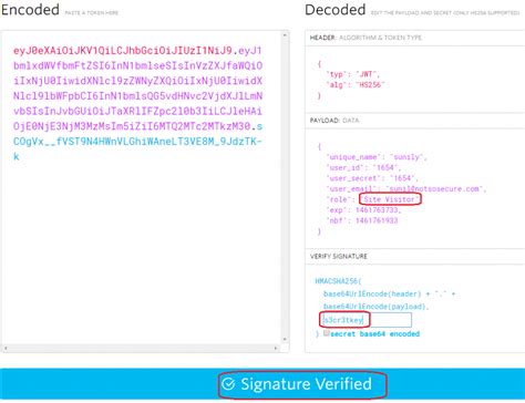 Crafting Your Way Through JSON Web Tokens NotSoSecure
