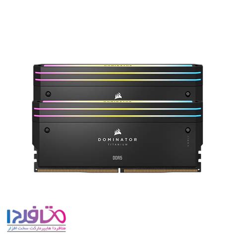 خرید رم کورسیر دو کاناله 64 گیگابایت مدل Dominator Titanium Rgb فرکانس 6000 مگاهرتز متافردا