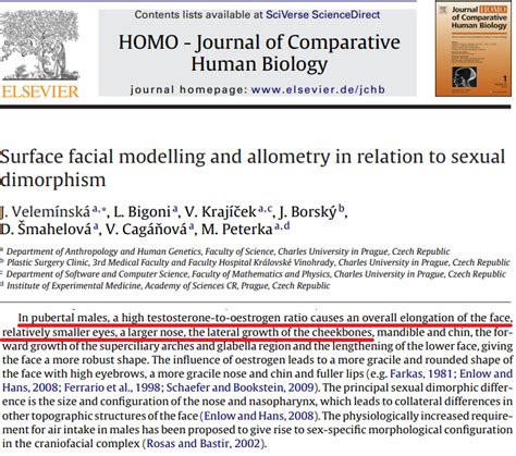 Why Is A Small Ratio Of Interpupillary Width To Bi Zygomatic Width Ratio Attractive Among Males