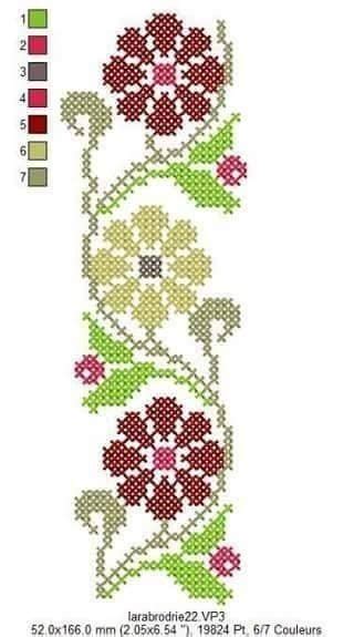 Маленькие схемы крестиком часть 2 можно приспособить для брошек