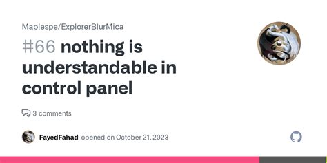 nothing is understandable in control panel · issue 66 · maplespe explorerblurmica · github