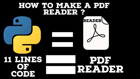How To Make A Pdf Reader In Python Youtube
