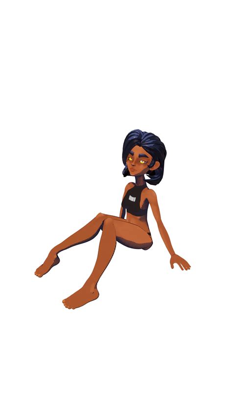 Cartoon Female Character Cgtrader