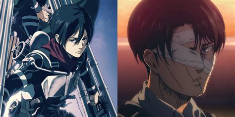 Attack On Titan Levi And Mikasa Attack On Titan 15 Strongest