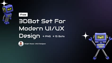 Premium Bot Set For Modern Uiux Design Figma Premium Bot Set For Modern Uiux Design Figma